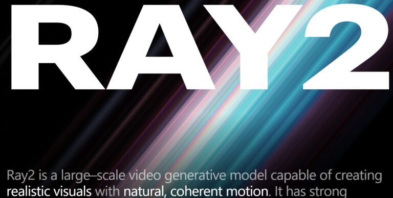 Luma AIが新世代動画生成モデル Ray2をリリース - GPT Master